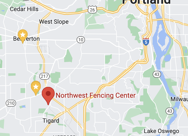 Contact - Northwest Fencing Center